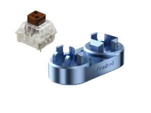 bundle of 10 kailh box brown switches for mechanical gaming keyboards & ranked premium cnc machined switch opener