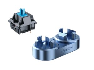 ranked bundle of 65 cherry mx blue switches for mechanical gaming keyboards premium cnc machined switch opener