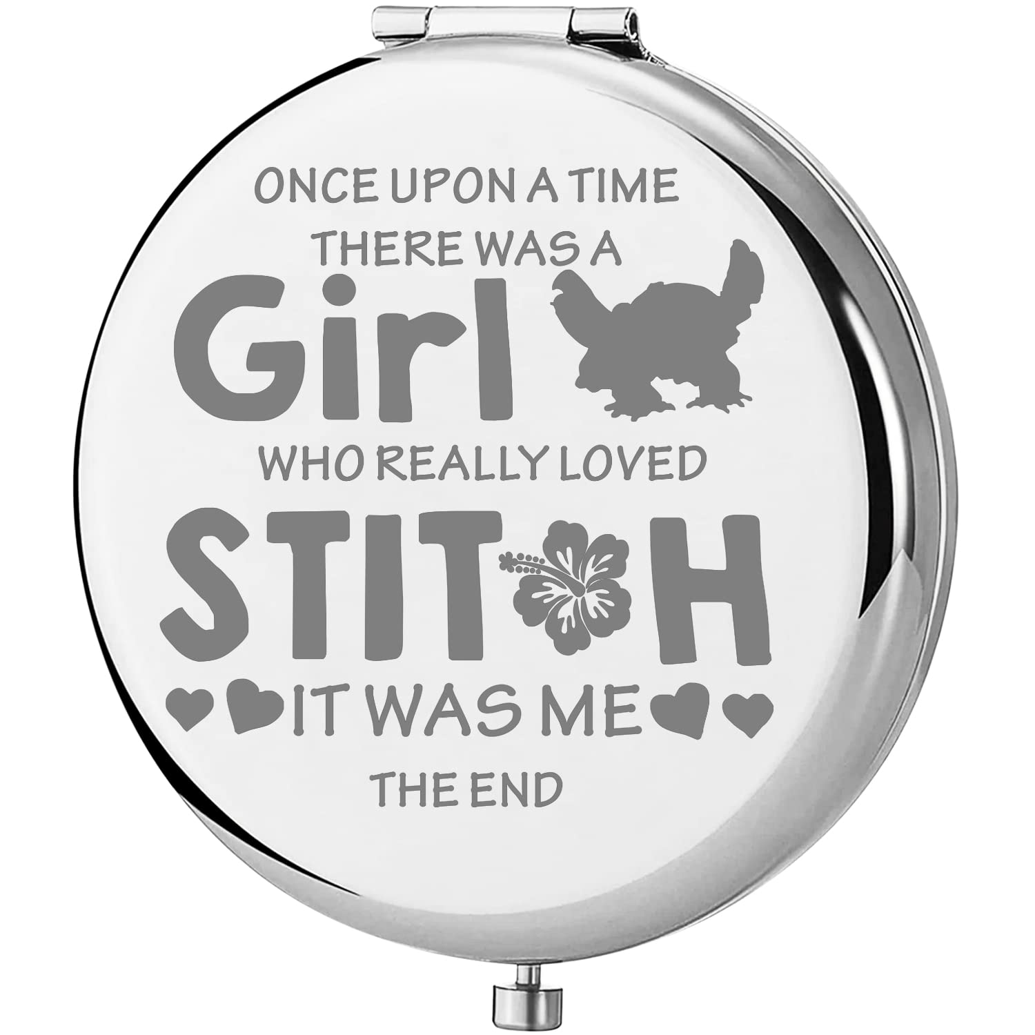 Lywjyb Birdgot Once Upon A Time Funny Cartoon Movie Pocket Mirror Hawaiian Trip Inspired Gifts for Women Girls (Once Upon Mirr)