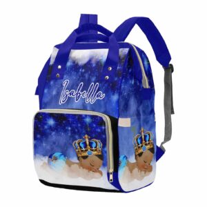 m yescustom personalized name diaper bag for women custom starry sky nursing baby backpack for shower gift