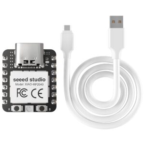 seeed studio xiao rp2040 pre-soldered with usb to usb-c cable - supports c, arduino, micropython and circuitpython