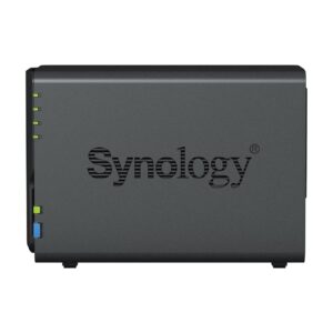 Synology DS223 2-Bay Diskstation NAS (Realtek RTD1619B Quad-Core 2GB Ram 1xRJ-45 1GbE LAN Port) 8TB Bundle with 2 x 4TB Seagate IronWolf NAS HDDs