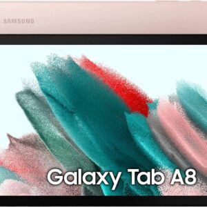 Samsung Galaxy Tab A8 Android WiFi Tablet, 10.5'' Touchscreen (1920x1200) LCD Screen, 3GB RAM, 32GB Storage, Bluetooth, Android 11 OS, Pink Gold (Renewed)