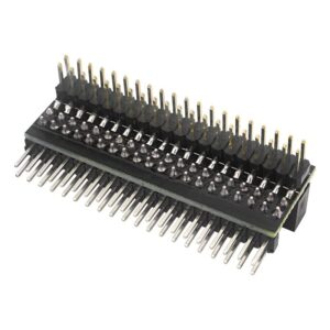 40pin gpio edge expansion board for raspberry pi 4b/3b+/3b/2b /zero one-to-two 40pin expansion board side pin header multiplexing