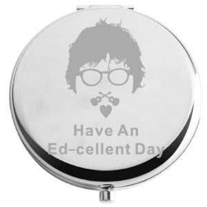 zuo bao fans gift music lovers makeup mirror have an ed-cellent day compact mirror guitar gift（have an ed-cellent day）