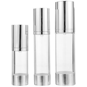 3pcs vacuum lotion bottle travel size bottles for toiletries travel liquid bottles small containers cosmetic jars lotion container travel jars travel cosmetic containers