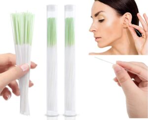 120 earrings earhole cleaner earhole dental floss perforation earhole cleaning thread, perforation care cleaning tool