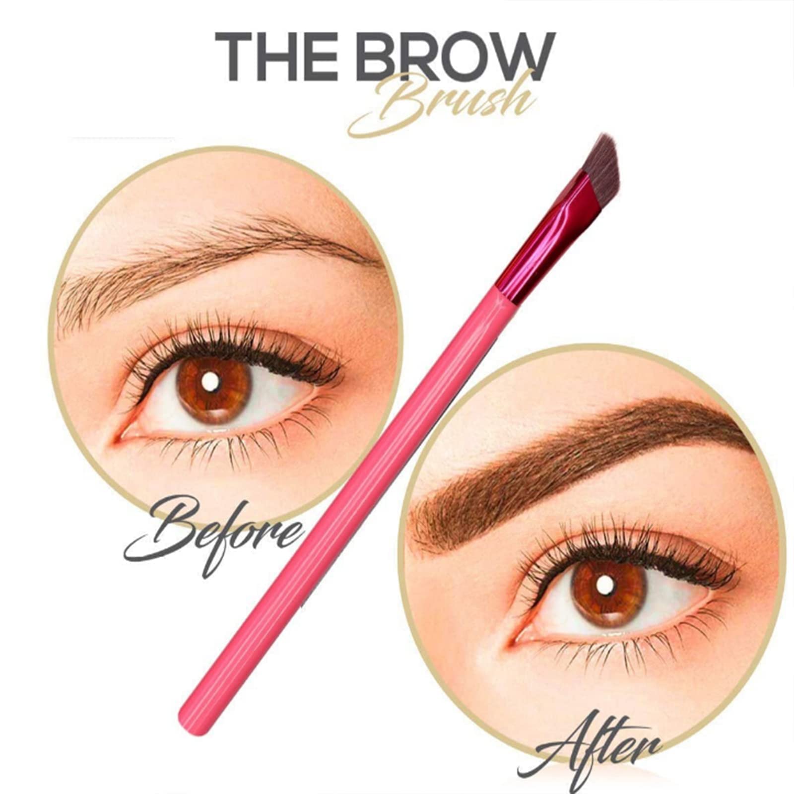 Eyebrow Care Kit 4D Laminated, Eyebrow Brush, Beauty Eyebrow Brush, Microblading Pen Multi Function with Eyebrow Cream, Ultra Thin Angled Makeup Brush