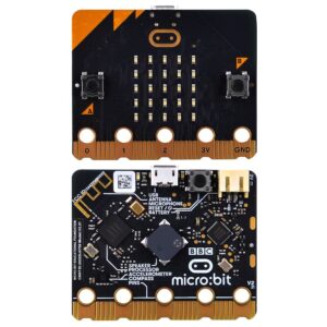 DVOZVO Basic Starter Kit for BBC Micro:bit V2.2, Graphical Programming Built-in Speaker and Microphone, LED Display Coding for Kids Teens + Microbit GPIO Expansion Board & Battery Holder & USB Cable