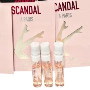 Jean Paul Gaultier A Paris Scandal Women Sample EDT 0.05 fl. oz. / 1.5 ml Vial Spray Mini Perfume Vial Eau De Toilette (Set of 3)