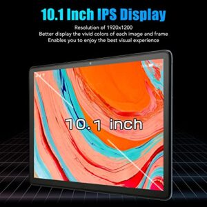 10.1 Inch Tablet, 8GB RAM 128GB ROM US Plug 100‑240V Octa Core 4G LTE Phone Tablet 2.4G 5G WiFi for Office for Android 11 (Blue)