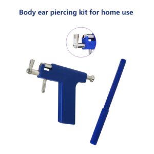 Ear Nail Gun Tools Set Steel Ear Nose Navel Body Piercing Gun Unit Tool Kit Safety Pierce Tool Individually Packed and Sterilized and Not Susceptible to Infection