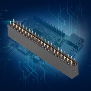 raserry pi gpio he 5pcs 2 x 20 pins 2.54m pitch female dual row short pin headers for raserry pi