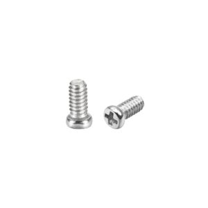 tool parts m2 x 5mm laptop computer screws 2.8mm dia head screw silver tone 100pcs