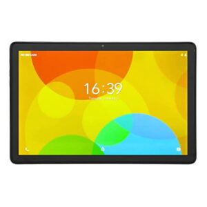 rtlr 10.1 inch tablet, type c charging us plug 100‑240v hd tablet 2.4g 5g wifi octa core for android 11 for learning (grey)