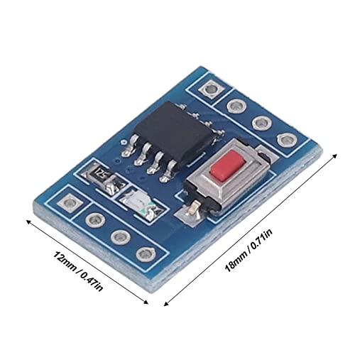 MCU Development Module, 1 Channel Switch Chip Stable Output Wide Application 4 Sets Microcontroller Board Good Control PCB for PWM Wave Modulation