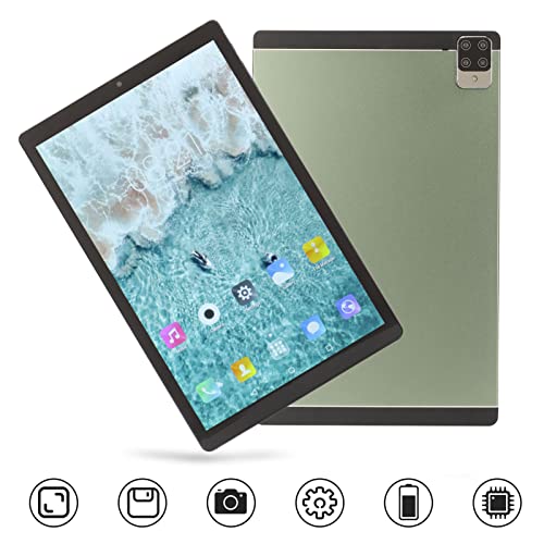 10.1 Inch HD Tablet 100-240V 4GB RAM 64GB ROM Call Tablet 2.4G 5G WiFi for Android 12 for Fun (US Plug)