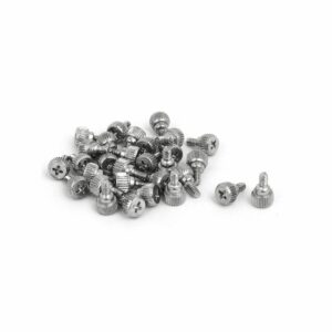 tool parts 30 pcs m3.5x6mm male thread metal computer desktop pc case thumb screws