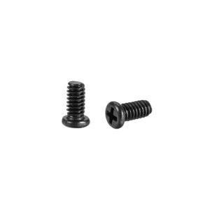 tool parts m2 x 5mm laptop computer screws 2.8mm dia head screw black 200pcs