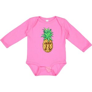 inktastic pi-neapple for pi day long sleeve creeper newborn raspberry 41ecc