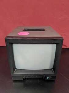 cem-09 9" black and white crt video monitor/b/w / 230v 50hz / european plug