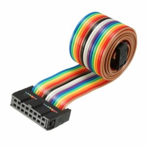 tool parts idc rainbow wire flat ribbon cable 16 pins 48cm length 2.54mm pitch type-b