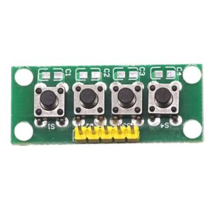 diy kit 1x4 4 independent key button keypad keyboard module mcu for arduino student class design graduation project experiment