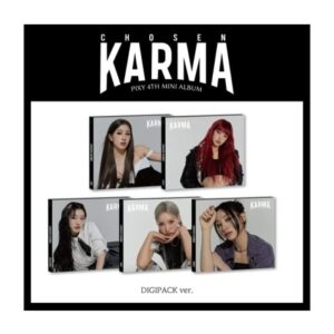 pixy - 4th mini album chosen karma digipack ver. cd+on pack folded poster (lola ver.)