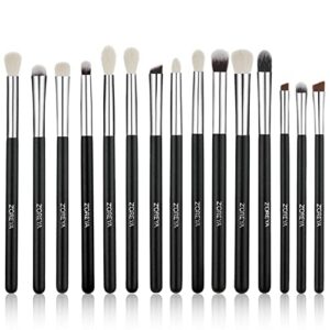 makeup brush foundation brush face brush concealer black makeup brushes set eye face cosmetic foundation powder blush eyeshadow kabuki blending make up brush beauty tool (color : black15pcs, size :