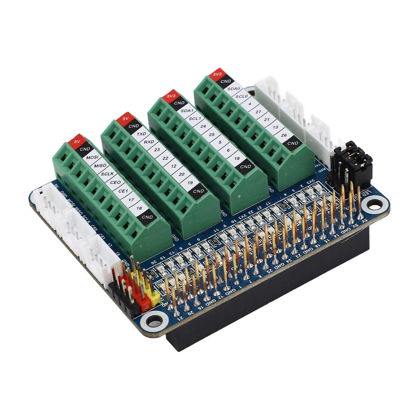 Sensor Expansion Board Clear Identification LED Development Board GPIO IO Port PCB Excellent for 4B 3B CM4