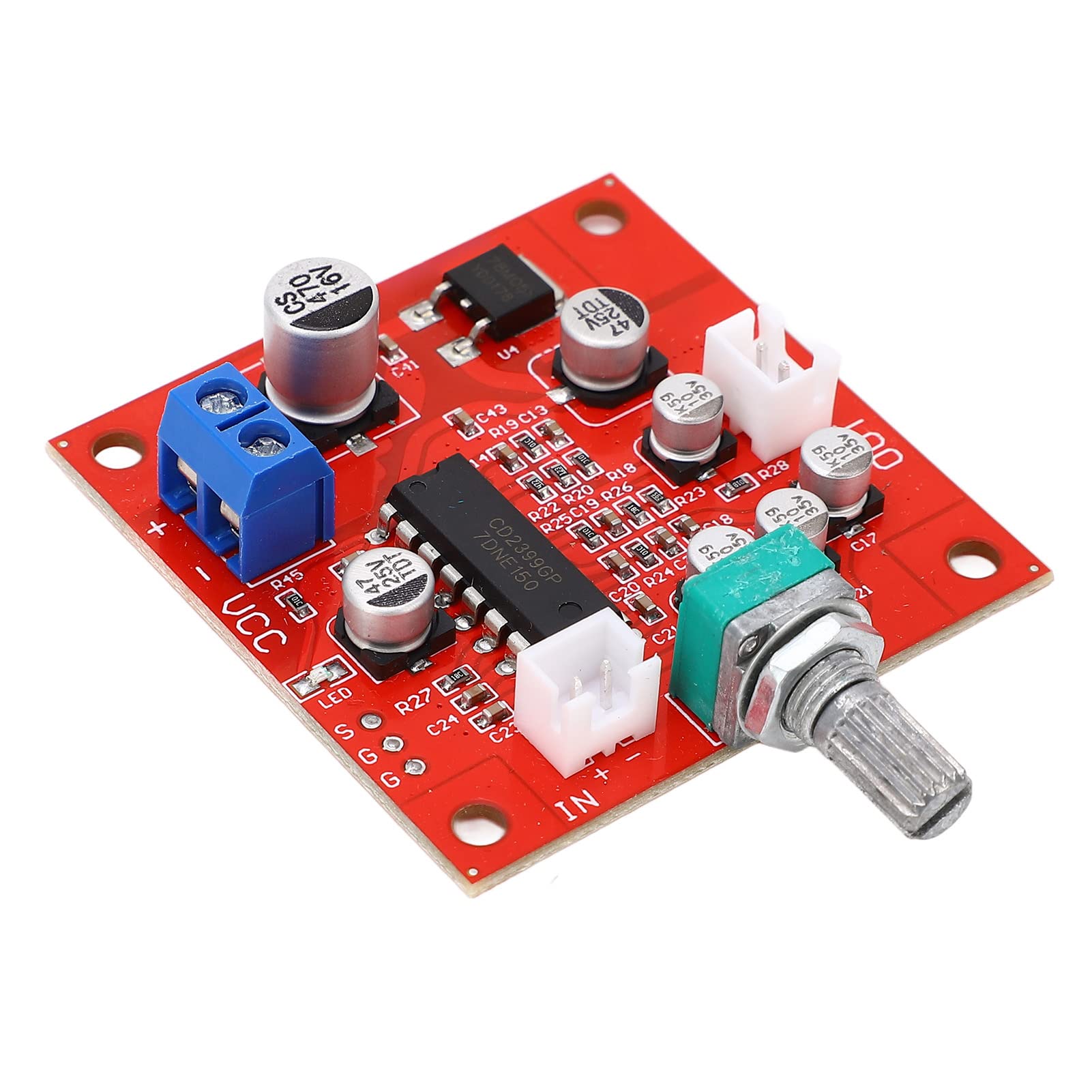 Microphone Reverb Board 2 Row Symmetrical Condensers Mic Reverb Module Without Preamplifier DC Amplifier Function for Home Theater