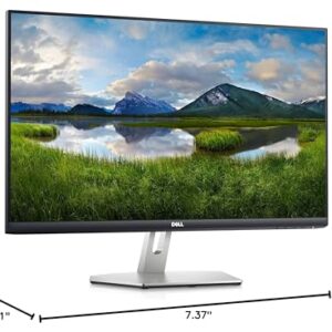 Dell S2721H 27 inchs 27" IPS LED FHD Monitor - 1920 x 1080 Resolution, AMD FreeSync, HDMI, Built in Speakers, VESA Certified, Silver