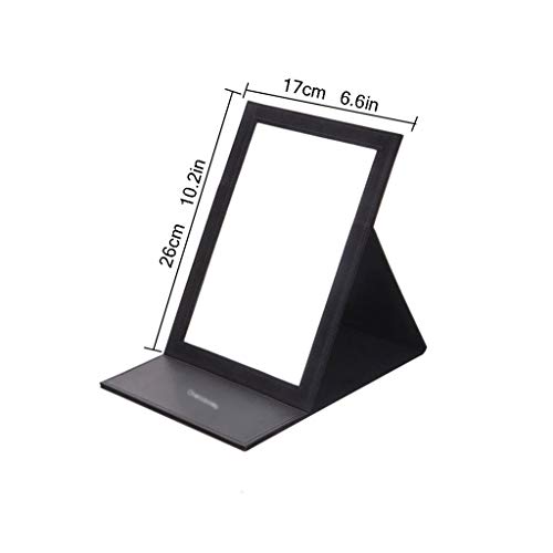 DYPASA Vanity Mirror Make-up Mirror Large Portable Desktop Foldable Makeup Mirror Bedroom Room Mirror Foldable Portable High-Definition Mirror Household Cosmetic Mirror