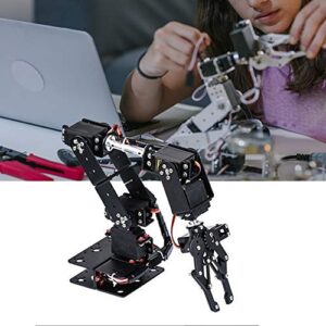 Robot Mechanical Arm, Metal Gear Flexible Steering Aluminum Plate Robot Arm for Industrial Robot Parts