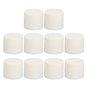 10pcs empty cream jars, portable refillable leak proof cosmetic cream jar for face cream lotion