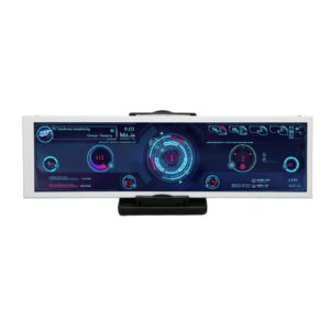 8.8inch display computer temp monitor, cpu hardware external expansion display high resolution screen data monitor for computer case pc , pc sensor panel secondary screen