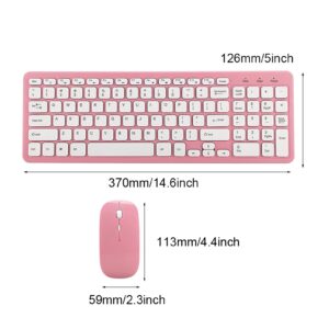 Mouse Keyboard Set - Gaming Keyboard Mouse Combo - Micro USB Receiver - for Notebook Computer - for OfficeHome (Suit)