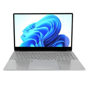 pusokei 15.6in ultra thin laptop, 2.9ghz intel celeron n5105 processor, 12gb ddr4 ram 256gb ssd, 2k hd ips screen, hdmi, webcam, 2.4g/5g wifi, bt, backlit keyboard, windows10