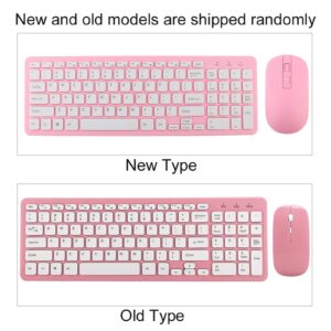 Mouse Keyboard Set - Gaming Keyboard Mouse Combo - Micro USB Receiver - for Notebook Computer - for OfficeHome (Suit)