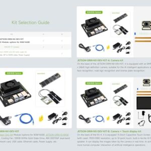 Waveshare Jetson Orin NX AI Development Kit for Embedded and Edge Systems, with 16GB Memory Jetson Orin NX Module Kit A