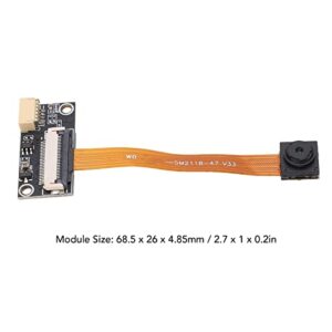 5MP Camera Module, High Resolution 68° Viewing Angle MJPEG Format Computer Webcam Module Distortion Free Fixed Focus Flexible Structure for Electronic Device