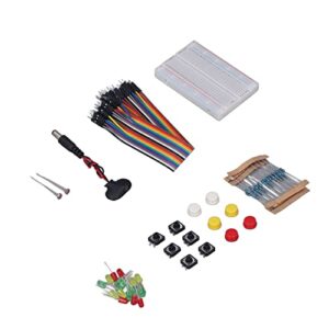 electronics component kit, electronics component starter kit photoresistor battery connector for diy