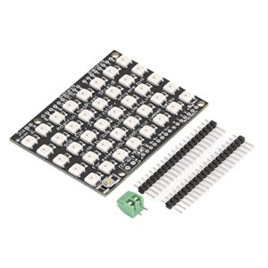 ws2812b 5050 rgb led driver, small size 5v color light development board 40 bits pcb full color 5x8 high brightness for ktv for bars