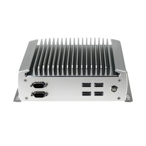 HUNSN Fanless Industrial Computer, IPC, Mini PC, Intel Celeron J1900, Windows 11/ Linux Ubuntu, IX09, 6 x COM, 2 x I211 LAN, HDMI, 3 PIN Phoenix, SIM Slot, WDT Reset, 8G RAM, 256G SSD