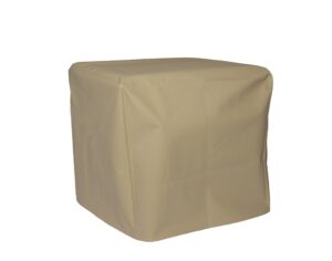 perfect dust cover, beige padded cover compatible with emeril lagasse power air fryer 360 model s∙afo-001 toaster oven standard size, double stitched and waterproof cover by the