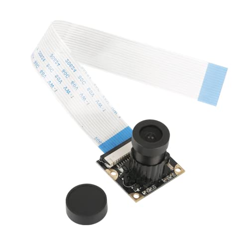 KUIDAMOS Ribbon Cameras Board, Camera Module OV5647 Chip Clear Image Easy Installation with 15cm Flexible Cable for Raspberry Pi B 3 2