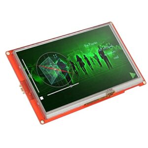 rosvola hmi display lcd display module 8 gpio 7 inch 512kb sram for industry