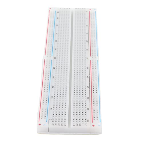 830 Tie Points Breadboard, 3.3V 5V Output Power Module Female USB Socket Easy Connection Less Error 65Pcs Wire Clear Markings for DIY Project Programming