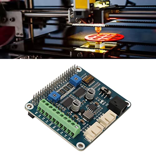 BOTEGRA Motor Driver, Drives 2 Stepper Motors Motor Driver Chip PCB 6 Microstepping Modes Protection 5V Up to 1/32 Microstepping for Mechanical Arm for 3D Printing