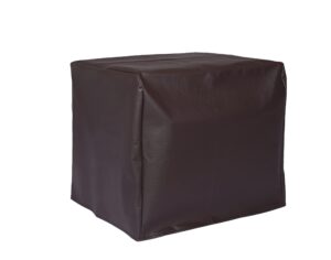 perfect dust cover, brown padded cover compatible with emeril lagasse power air fryer 360 model s∙afo-001 toaster oven standard size, double stitched and waterproof cover by the